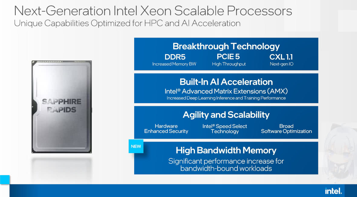 Intel下代至强Sapphire Rapids 确认延期至2022Q2，性能定位相关 - MoePC